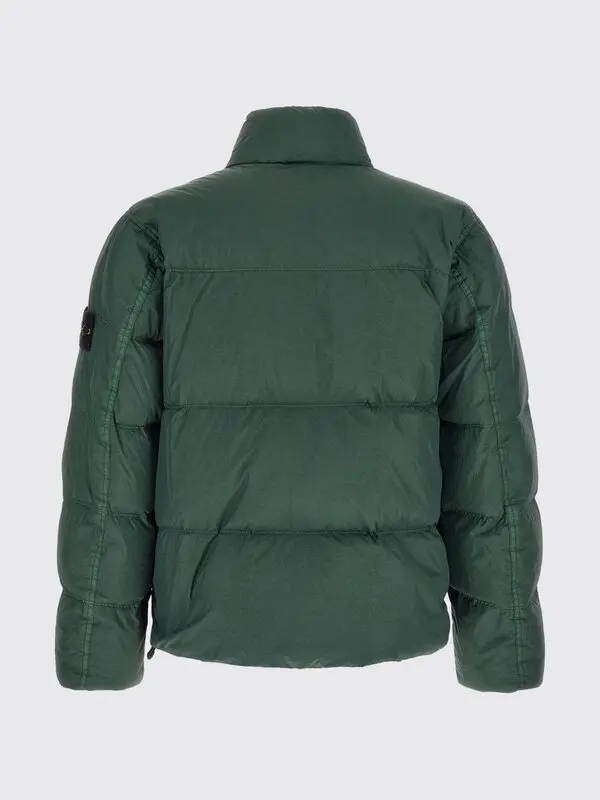 Stone Island Quilted Water-repellent Nylon Down Jacket - Olive