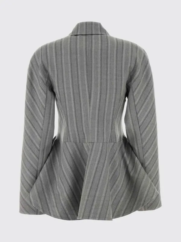 Stella McCartney Tailored Peplum Jacket With Pin Stripes