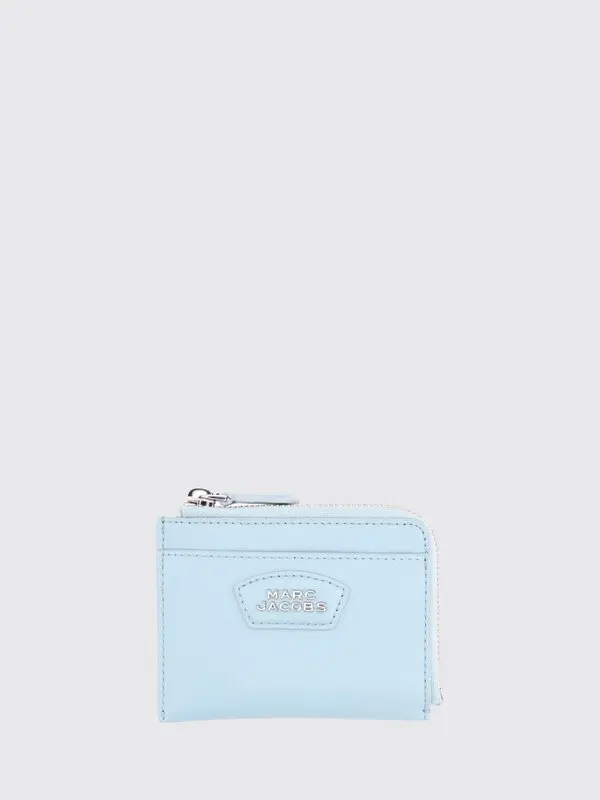 Marc Jacobs Leather Wallet - Gnawed Blue