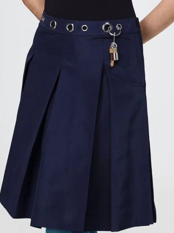 Marc Jacobs Flared Mini Skirt With Piercing Detail