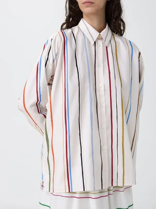 Paul Smith Striped Cotton Blend Shirt