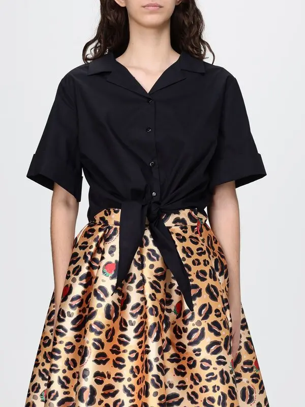 ALESSANDRO ENRIQUEZ Cropped Cotton Shirt