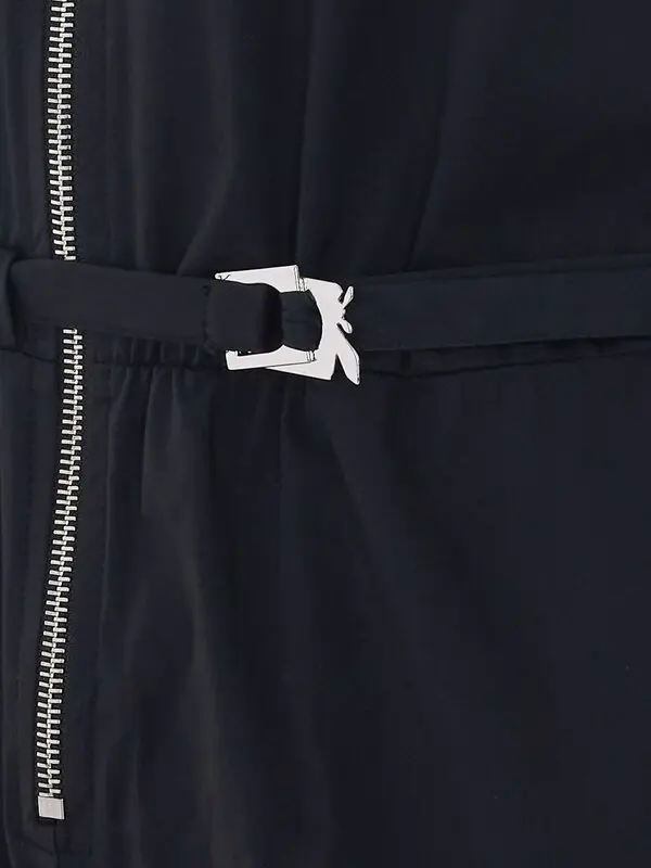 Patrizia Pepe Sleeveless V-neck Zip-up Jumpsuit