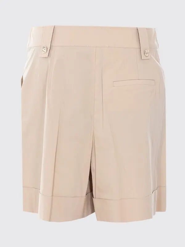 Liu Jo Cotton Blend Embroidered Shorts