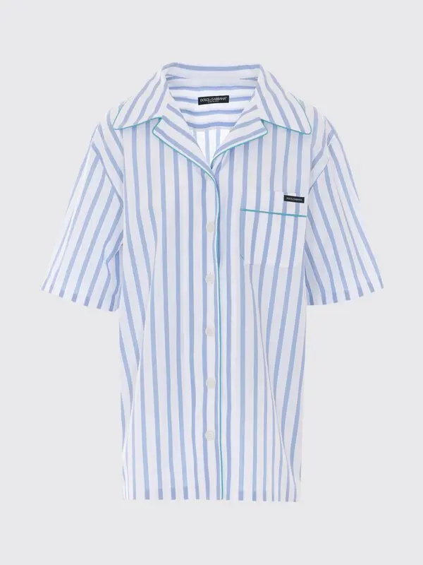 Dolce & Gabbana Cotton And Silk Blend Shirt