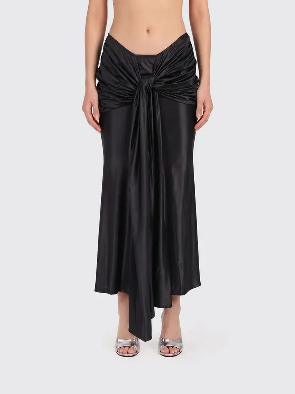 VENUJA Gathered Draped Skirt
