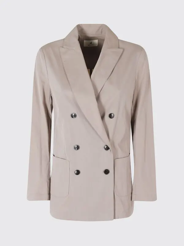MYTHS Double Breasted Jacket - Brown