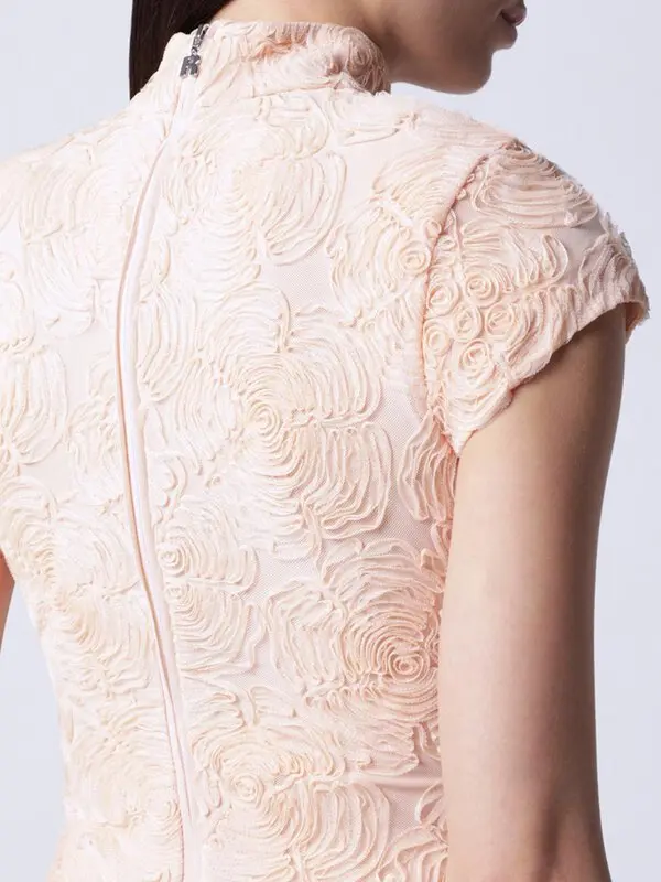 ROTATE BY BIRGER CHRISTENSEN Embroidered Maxi Dress