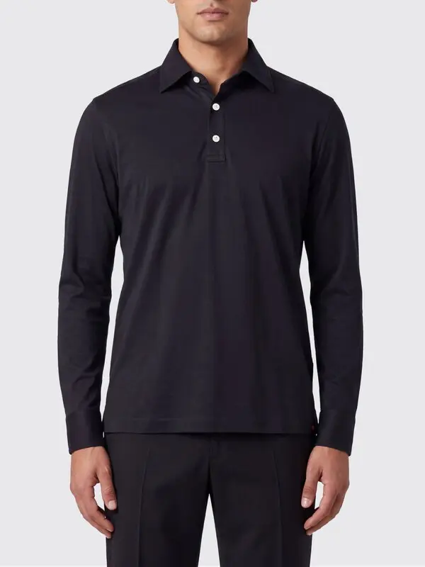 Kiton Cotton Polo Shirt - Blue