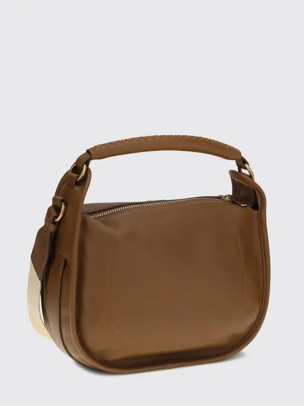 Burberry B-clip Leather Handbag - Hazel