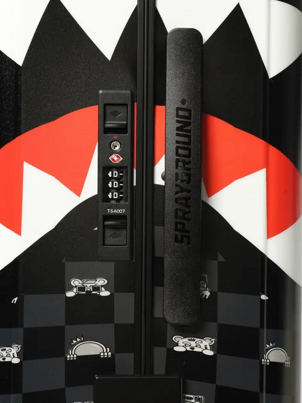 SPRAYGROUND Polycarbonate Trolley With Printed Logo
