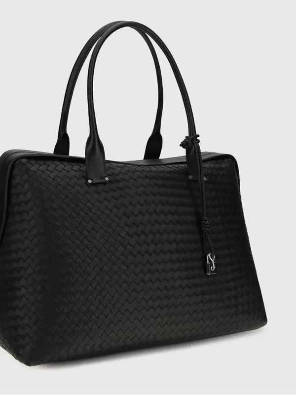 Bottega Veneta Vaporetto Bag In Woven Leather