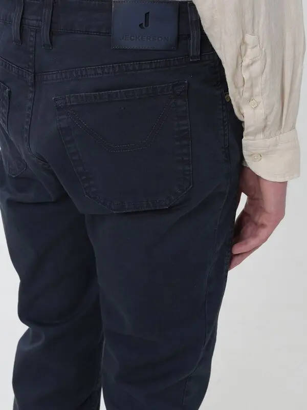 JECKERSON John Slim Fit Stretch Cotton Trousers - Navy