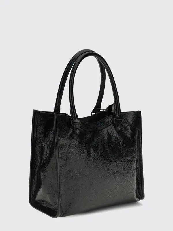 Balenciaga Le City Arena Leather Bag - Black