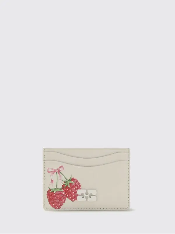 GANNI Wallet - White