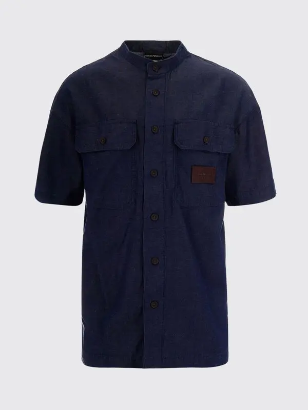 Emporio Armani Cotton Blend Casual Shirt