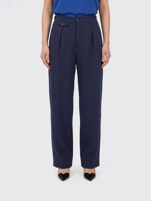 Emporio Armani Wide Leg Jersey Trousers