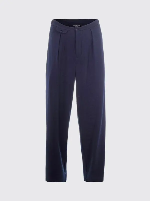 Emporio Armani Wide Leg Jersey Trousers