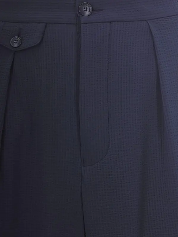 Emporio Armani Wide Leg Jersey Trousers