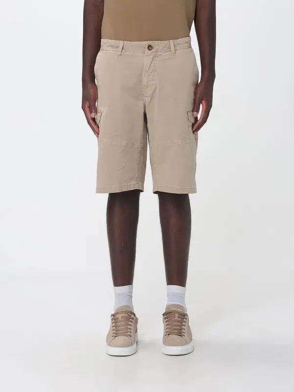 BLAUER. Tailored Cargo Shorts - Beige