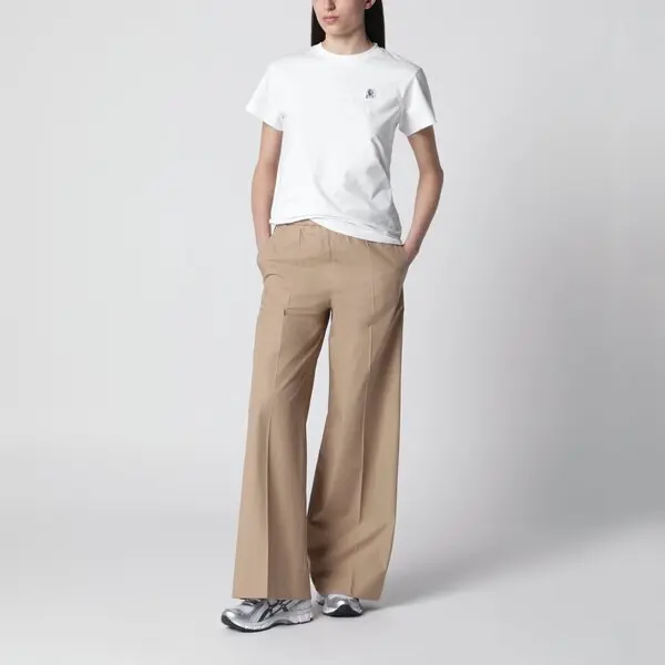 Moncler Cotton Trousers - Beige