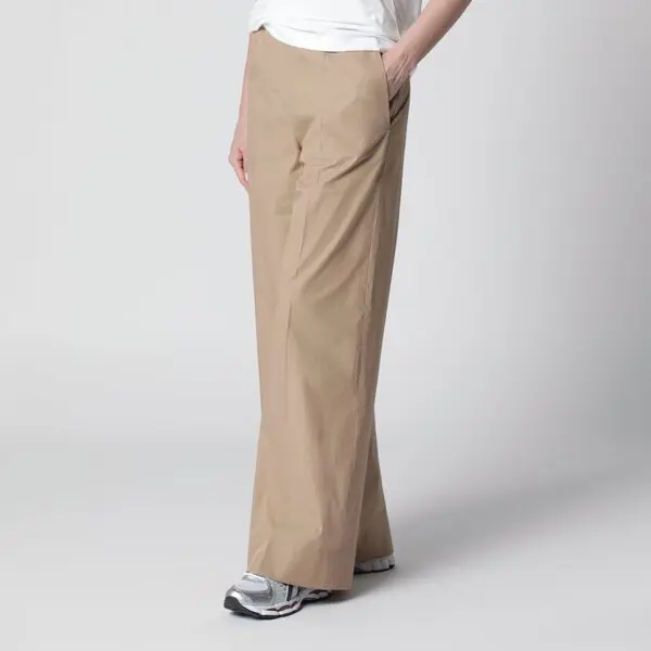 Moncler Cotton Trousers - Beige