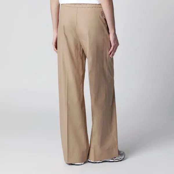 Moncler Cotton Trousers - Beige