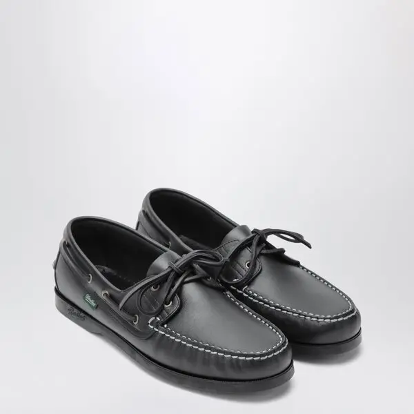Paraboot Barth Leather Loafers - Black