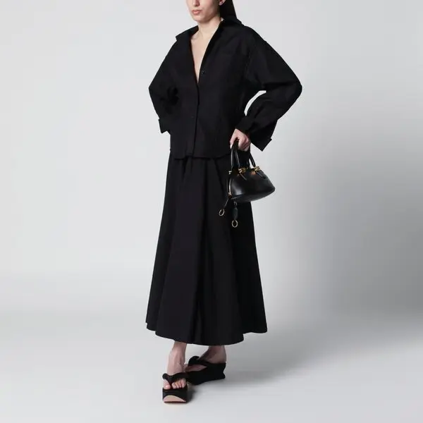 Balenciaga Bolero Mini Bowling Bag In Leather