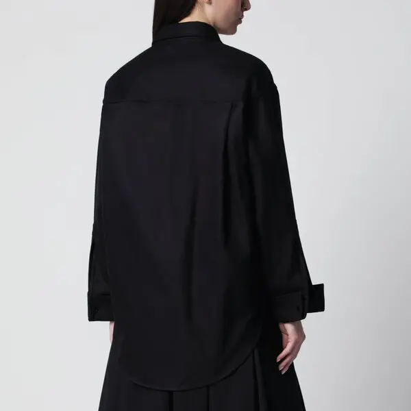 Balenciaga Classic Cocoon Shirt In Double Cotton