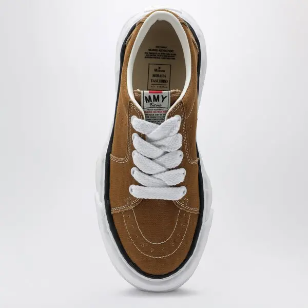 Mihara Yasuhiro Canvas Low Top Sneakers - Brown