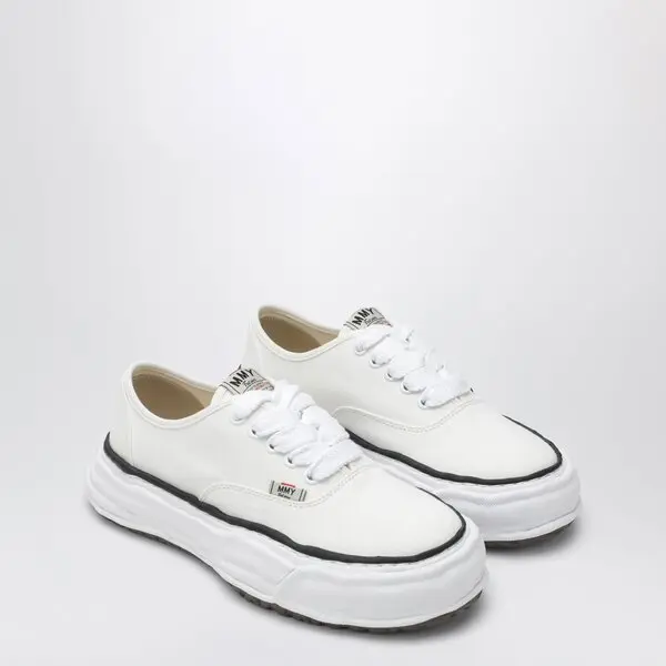 Mihara Yasuhiro Canvas Low Top Sneakers - White