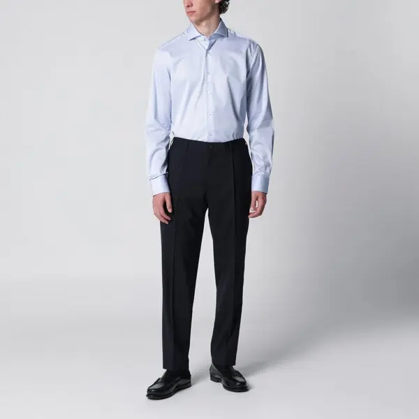 SANTANIELLO Wool Blend Trousers