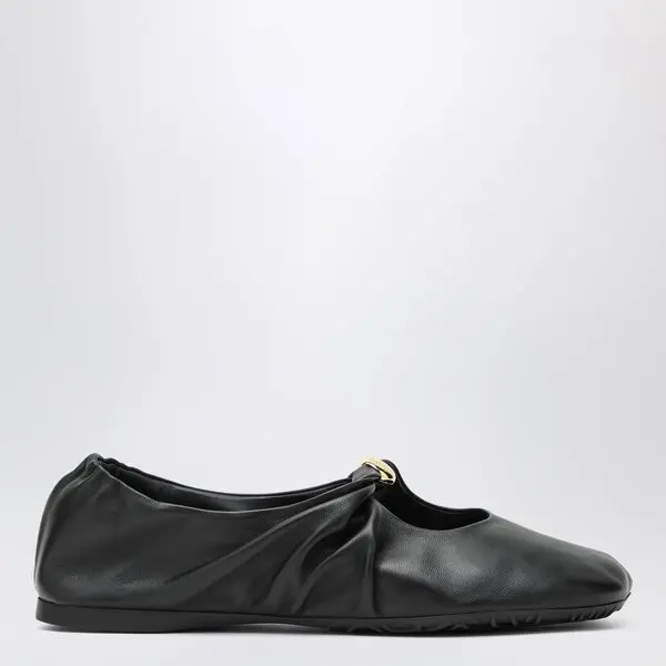 Loewe Nappa Pebble Ballerina Flats - Black