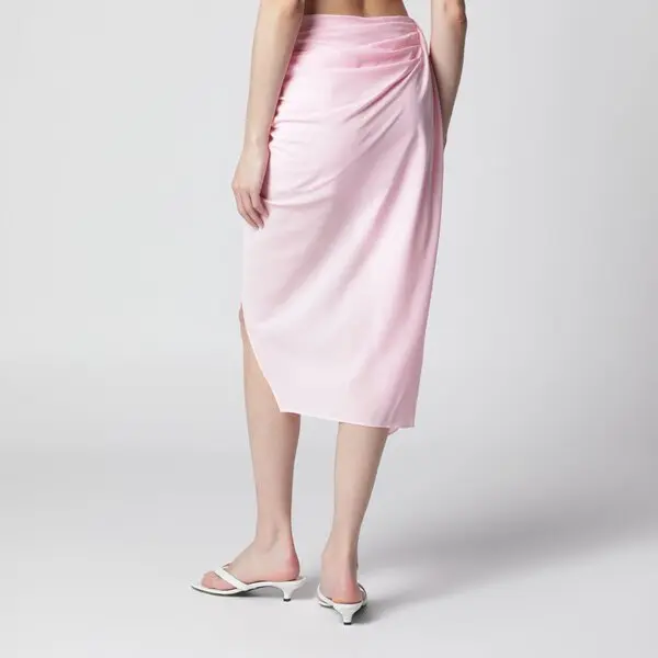 Jacquemus Light Asymmetric Pareo Skirt