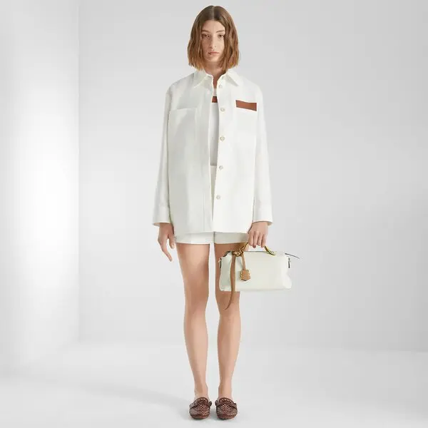 Fendi Selleria Medium The Way Bag - White
