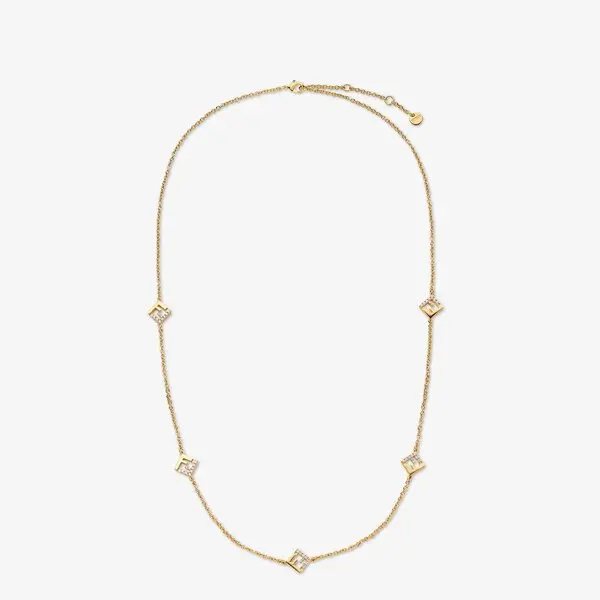 Fendi Ff Motif Necklace