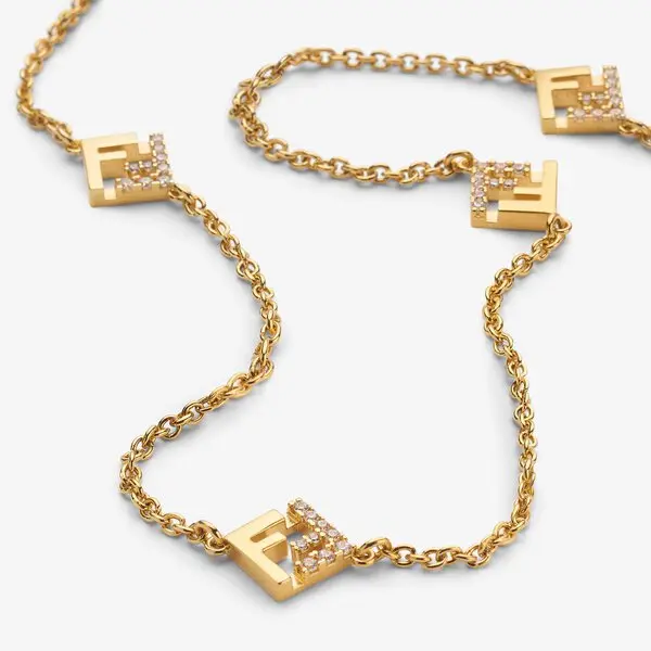 Fendi Ff Motif Necklace