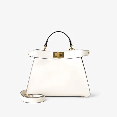 Fendi Peekaboo Iseeu Small Bag - White