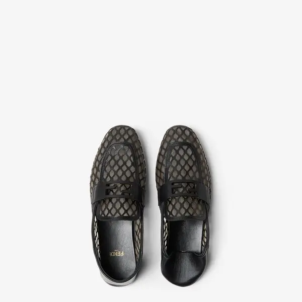 Fendi Baguette Driving Loafers