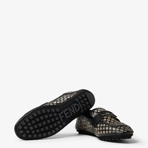 Fendi Baguette Driving Loafers