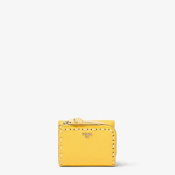 Fendi Selleria Micro Trifold - Yellow