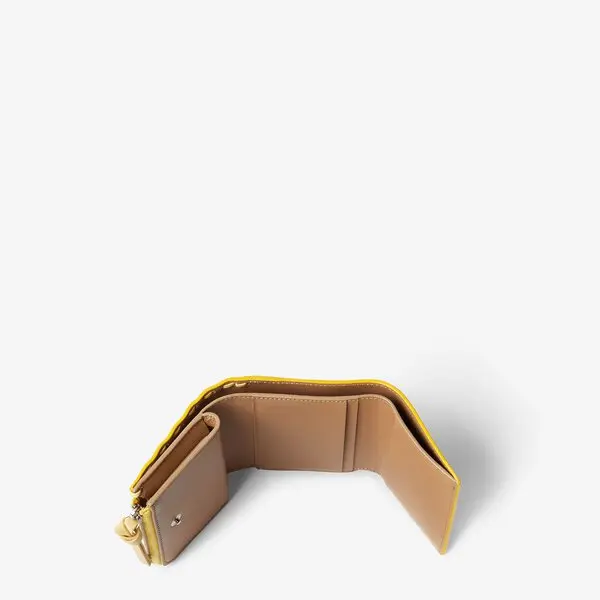 Fendi Selleria Micro Trifold - Yellow