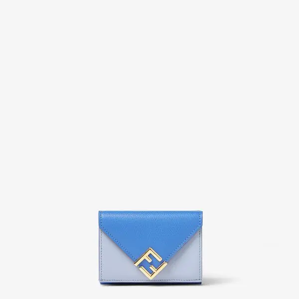 Fendi Ff Diamonds Micro Trifold - Blue