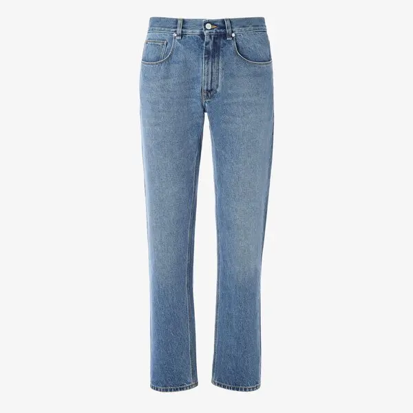 Fendi Straight-cut Denim Jeans