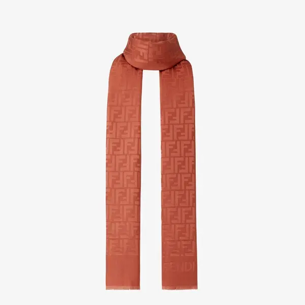 Fendi Ff Stole - Red