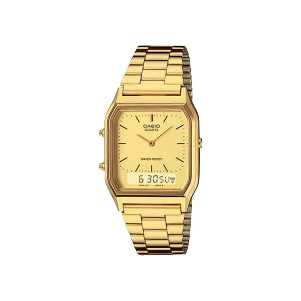 Casio Vintage Quartz Watch With Tone Finish - Gold