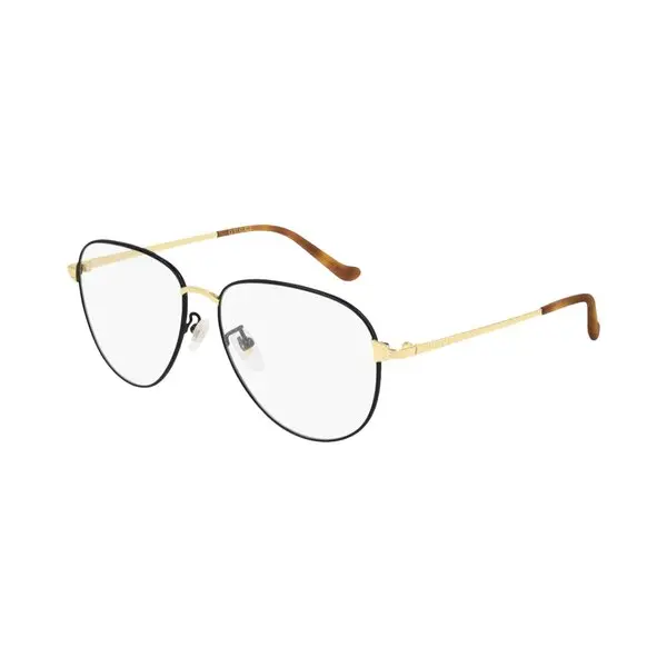 Gucci Aviator Eyeglasses - Black