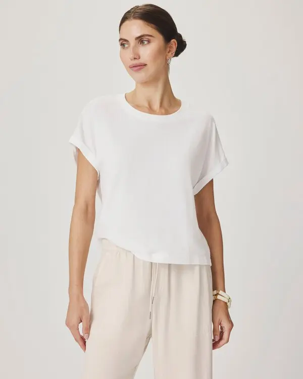 Splendid Skye Short Sleeve Tee - Rose Petal