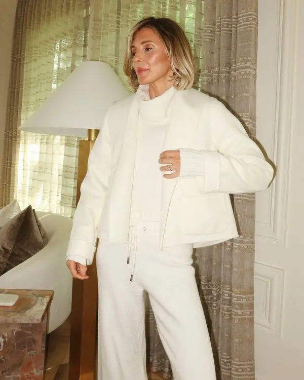 Splendid X @cellajaneblog Crop Icon Coat - Snow